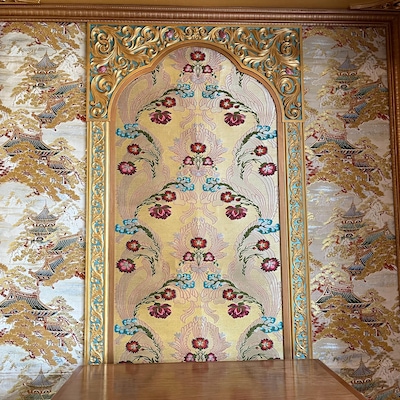 Elegant Slim-base Arch Wooden Appliqué Carved Swirl Embellishments, 1pc ...