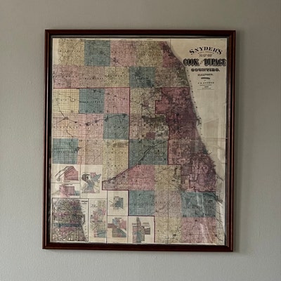 1897 Farm Line Map of Saint Joseph County Michigan Constantine - Etsy