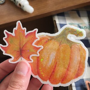 Fall Maple Leaf Sticker Fall Leaves Sticker Vinyl Sticker - Etsy