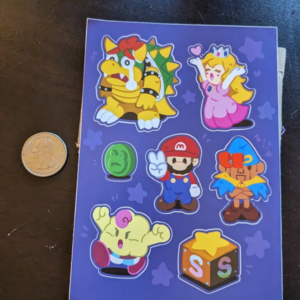 FF6 Character Sprites Vinyl Sticker Sheet - Etsy