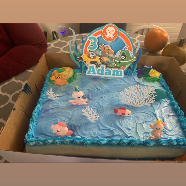 The Octonauts Inspired Cake Topper, Octonauts Birthday, Octonauts Cake ...