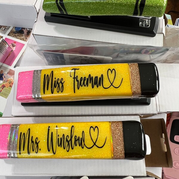 Custom Superhero Stapler and Pen - Etsy