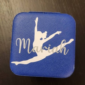 Personalized Dance Jewelry/hair Accessories Organizer Dance Recital ...