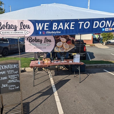 TWO Personalized Tent Banners Front 1x9 and Back 3x8 Signs - Etsy