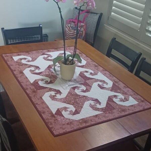 Batik Bed Runner, Quilted Bed Runner, Handmade Quilts for Sale, Home ...