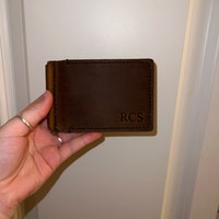Front Pocket Wallet With Rounded Corners, Groomsmen Gift, Card Wallets ...