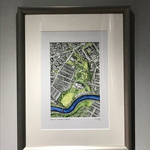 Doe Castle, Co Donegal, Illustrated Aerial Map Print - Etsy