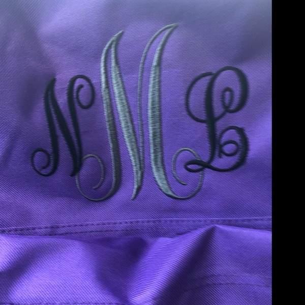 Interlocking Monogram Embroidery Font 4 Sizes Machine BX Embroidery ...