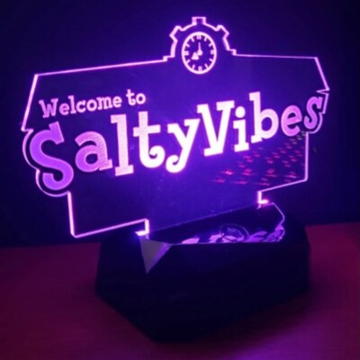 Custom Animal Crossing Island Sign Name LED Lamp Night Light Leaf Bells ...