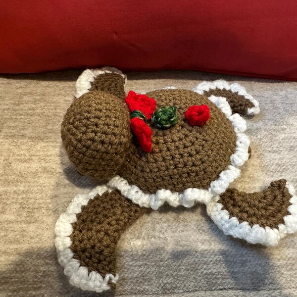Gingerbread Turtle Pattern Crochet PDF Download Beginner Friendly ...