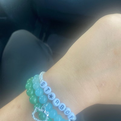 Billie Eilish Singer Inspired Handmade Beaded Bracelets Neon - Etsy UK