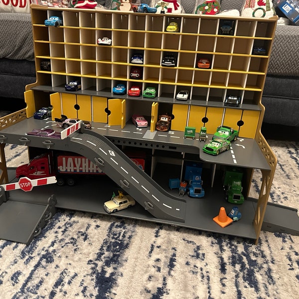 Wooden Toy Car Garage, Toy Car Storage, 3 4 5 Year Od Boy Gift, Toddler ...