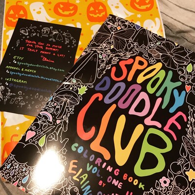 SPOOKY COLORING BOOK by Spooky Doodle Club Fun Halloween Activity ...