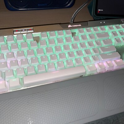 Soya Milk PBT Keycaps Set English ASNI Layout 141 Keys Cherry Profile ...