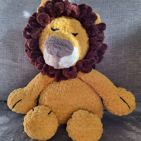 Sleepy Lion Rag Doll Crochet Pattern / Ragdoll / Zoo Animals / Safari ...