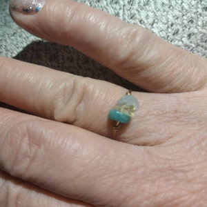 Custom Crystal Ring Handmade With Real Crystals you Choose - Etsy