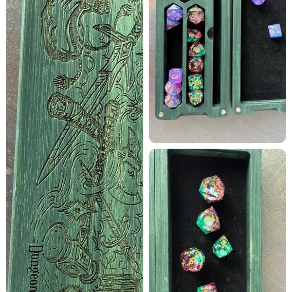 Dungeons Box™ D&D Dice Box – USA Made | Handmade Hero Dice Vault ...