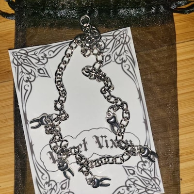 Stainless Steel Dainty O Ring Slip Chain Choker Necklace, Alternative ...