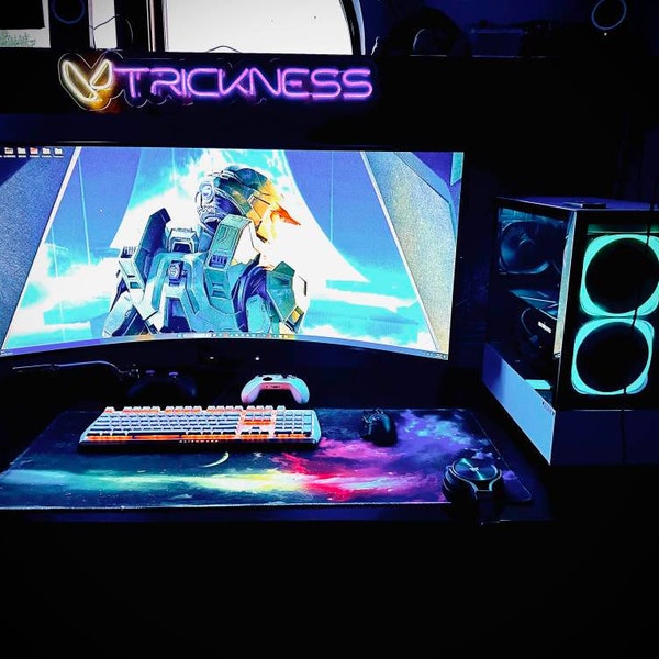 Gamer Neon Sign Custom, Game Room Decor, Personalized Gamer Tag Sign ...
