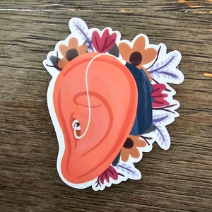 Hearing Aid Sticker Decal in Multiple Colors Pride in Hearing Impaired ...