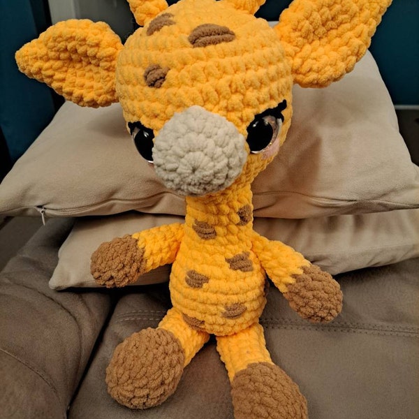 PATTERN: Plush Gemma the Giraffe Pattern - Amigurumi Chunky Giraffe ...