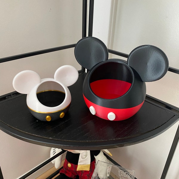 Mickey Mouse Inspired Planter Pot: 3D Printed Modern Garden Decor - Etsy