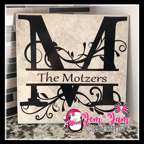 Split Monogram Svg, Monogram Svg, Split Letter Svg, Split Monogram ...