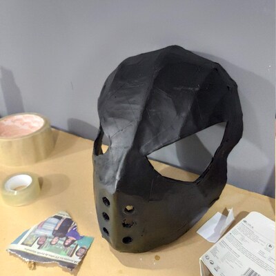 Andrew Spidey Easy Faceshell Mask for Cosplay PDF Template A4 & Letter ...