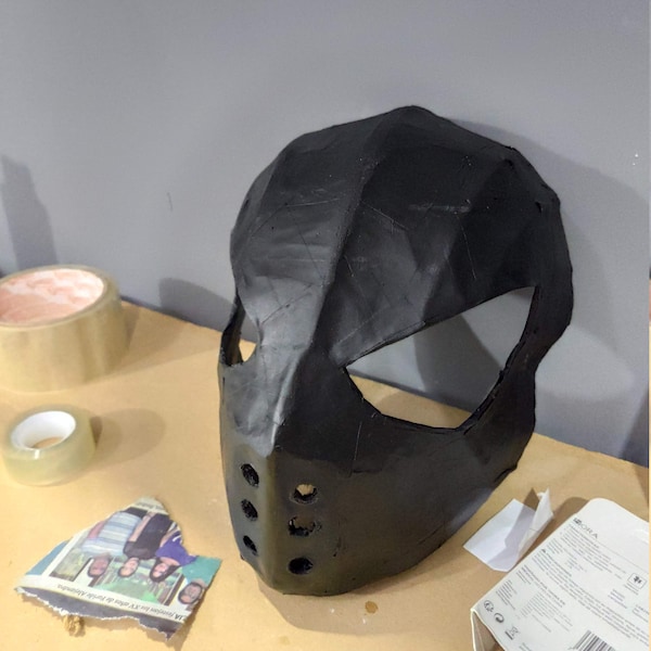 Buy Andrew Spidey Easy Faceshell Mask for Cosplay PDF Template - A4 ...