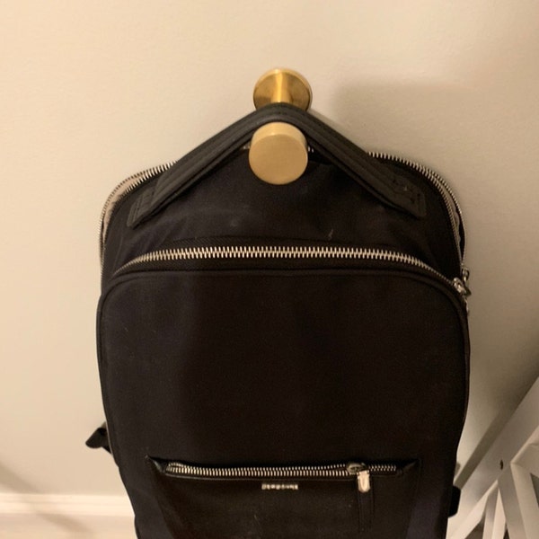 Solid Brass Hook • Heavy-duty Wall Hooks • Brass Home Decor • Brass ...