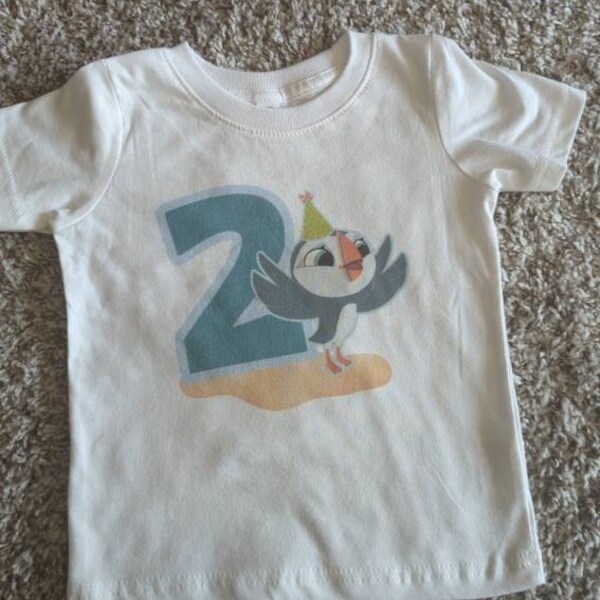 Puffin Rock Birthday Shirt, Family Matching, Puffin Rock Invitation ...