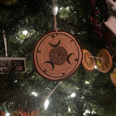 Hand Wood Burned Sun and Moon Treasure Box. Pyrography. Witch. Nature ...