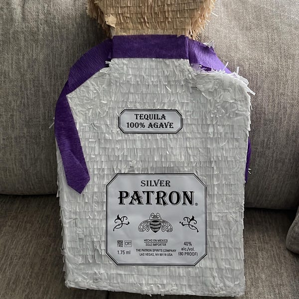 Tequila Patron Piñata! 27” X 16” X 4” - Etsy