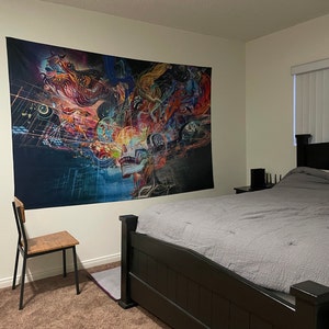 Android Jones Forward Escape Dave Tipper Tapestry by Third Eye - Etsy