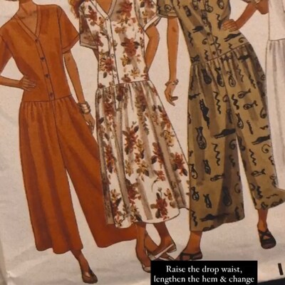 Vintage 1980 Butterick 6903 Misses Half Size Dress for the Shorter ...