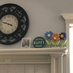 WELCOME FLOWER POT With Daisies Butterflies and Bees for Home - Etsy