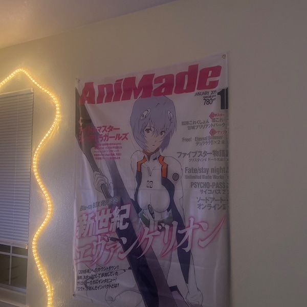 Time Travel Anime Flag, Anime Gift, Anime Handmade Tapestry, Premium ...