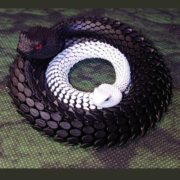 Snake Figure | Toy Animal | Articulated Model Viper | Large - Etsy