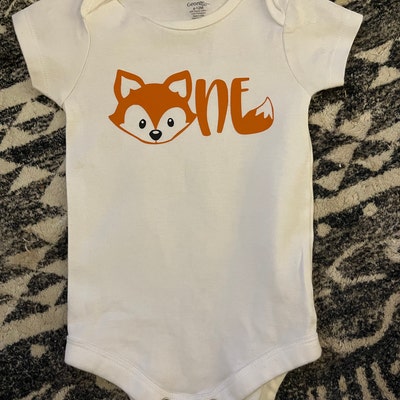 Fox First Birthday SVG, PNG, DXF First Birthday Outfit, One Wild Year ...