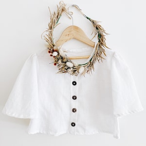 Baby Girls Blouse Sewing Pattern / Puff Sleeve / Little Girls Top Dress ...