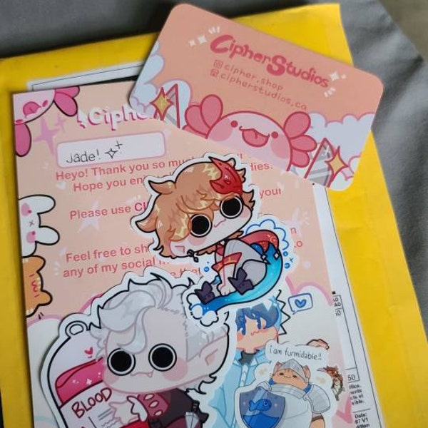 Genshin Impact Stickers [set 4] Ft. Venti, Cyno, Ayato, Childe, & Wanderer - Etsy