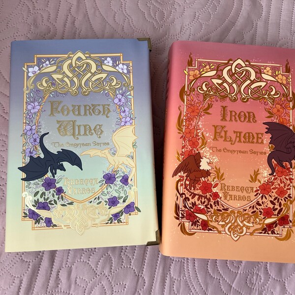 Fourth Wing Gold Foil Dust Jacket - Etsy