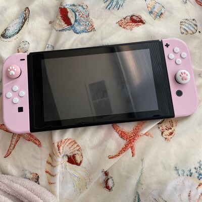 Custom Painted Pastel Pink Nintendo Switch Joy-con Joycon Controllers ...