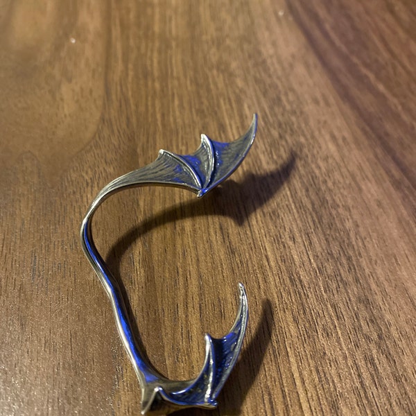 SINGLE Dragon Wing Cuff Earring,dragon Earrings, Gothic Earring, Gothic ...