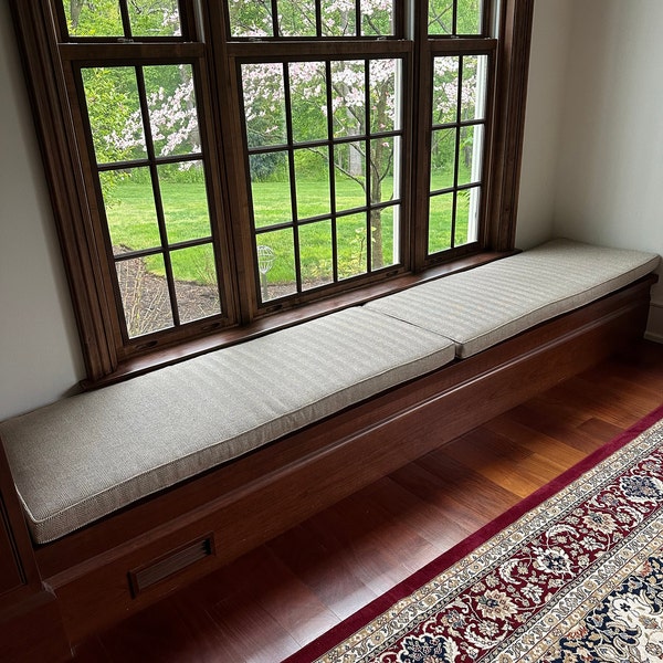 EXAMPLE- Dining Room Bench Cushions- L-shaped Seating Area Custom ...
