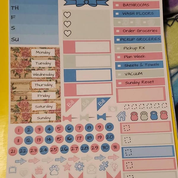 Habit 2 Checkoff Stickers Color Coding Stickers Functional Stickers ...