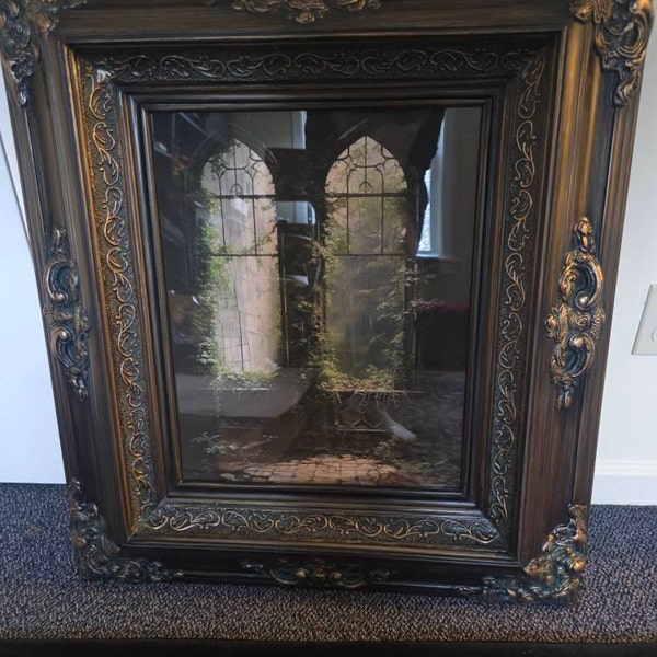 Baroque Colonial Style Frame, Antique Gold, Wedding Frame,ornate Wood ...