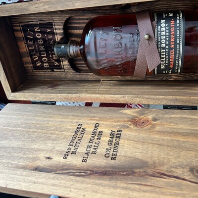 Lock Box Bourbon/whiskey Gift Box With Keypad Lock - Etsy