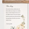 Watercolor Floral Poem Gift Print Your Poem Wall Hanging Any Pix or ...