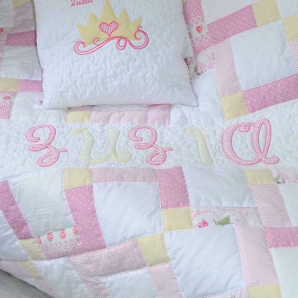 Machine Embroidery Design Happy Day Pattern Fill Alphabet Font INSTANT ...